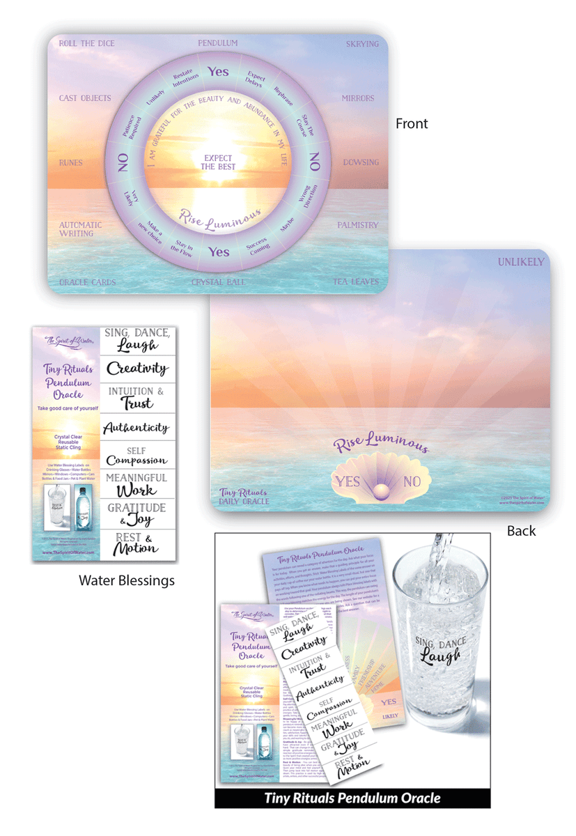 Tiny Rituals Pendulum Board Kit – The Spirit of Water