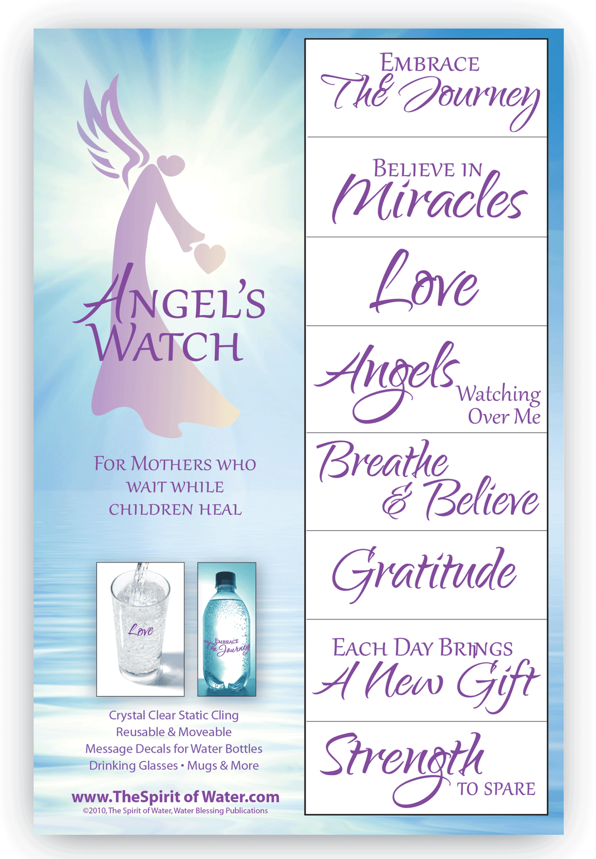 The Original Water Blessing Labels - 40+ word collections – The Spirit ...