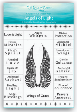 The Original Water Blessing Labels - 40+ word collections – The Spirit ...